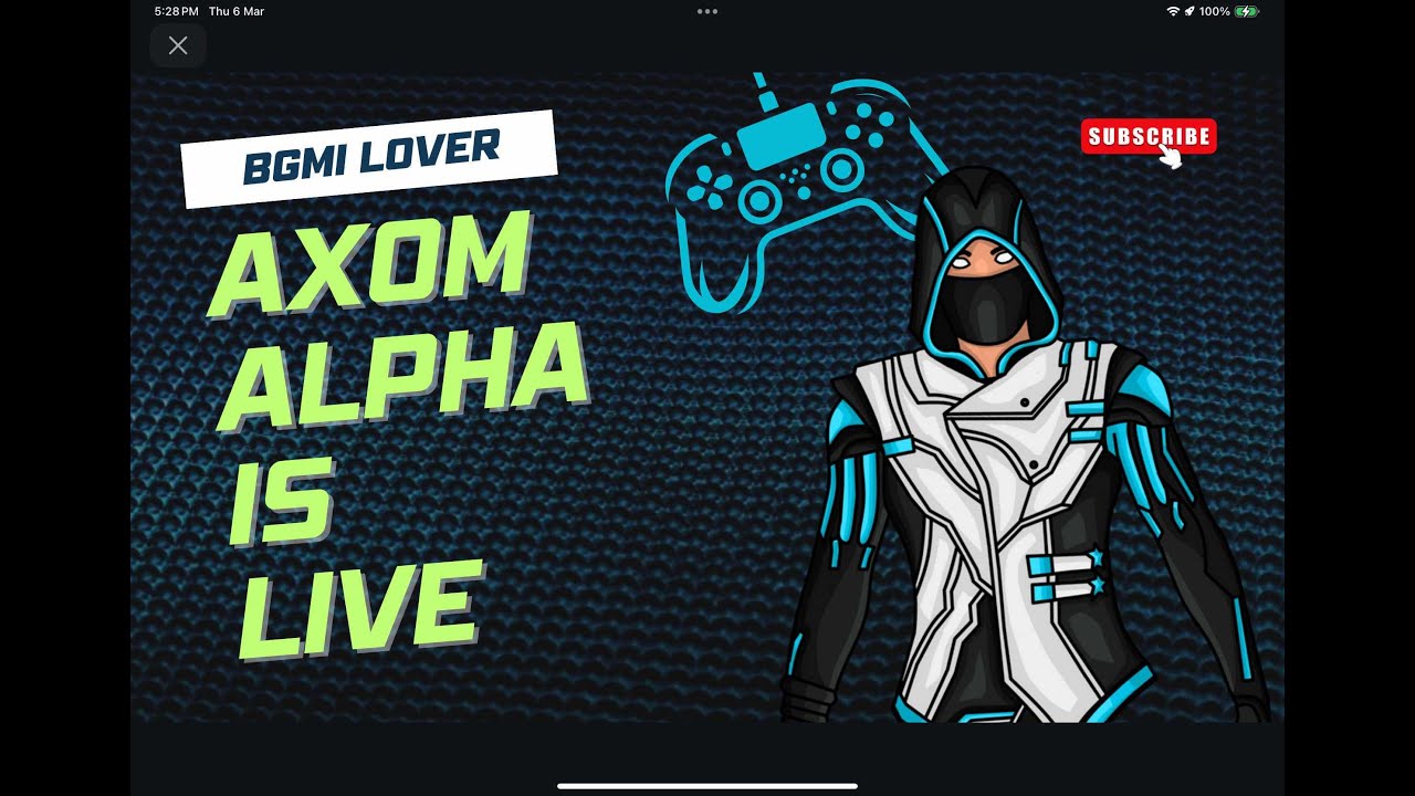 BGMI FUN STREAM | AXOM ALPHA LIVE - YouTube