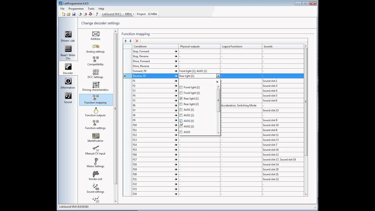 How to add Aux 1 and 2 and show changed CV's - YouTube
