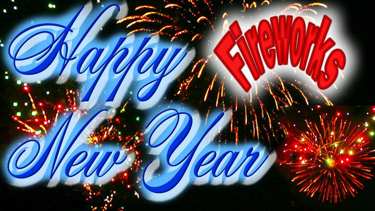Relaxing New Years Music & Fireworks Show on the New Year's Eve ...