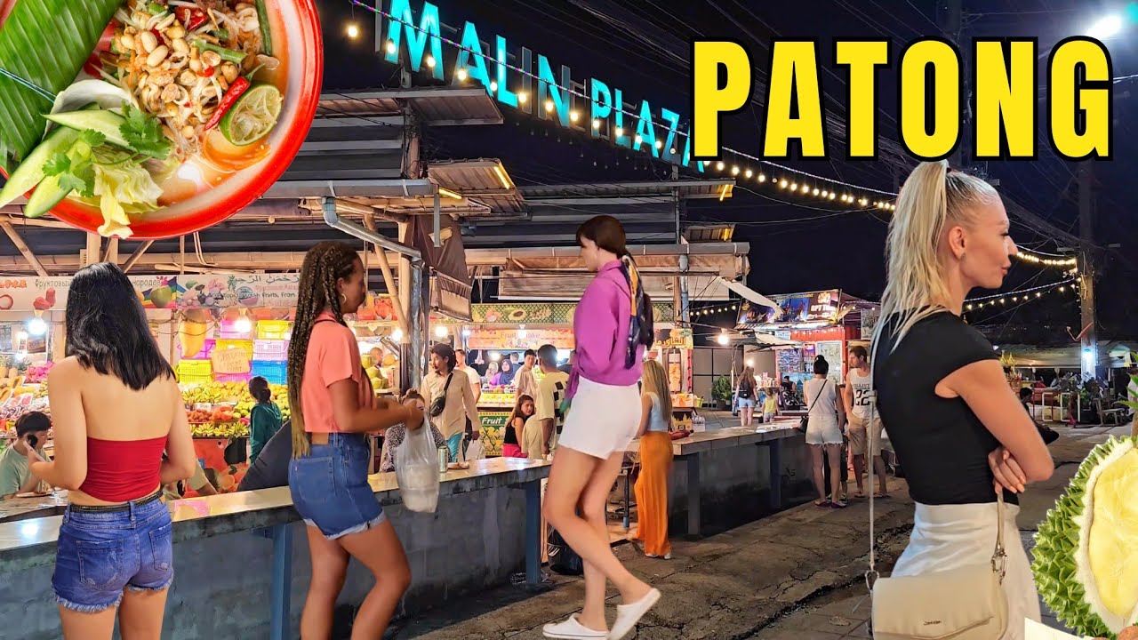 Patong Malin Plaza - Spectacular Night Market in Phuket - YouTube