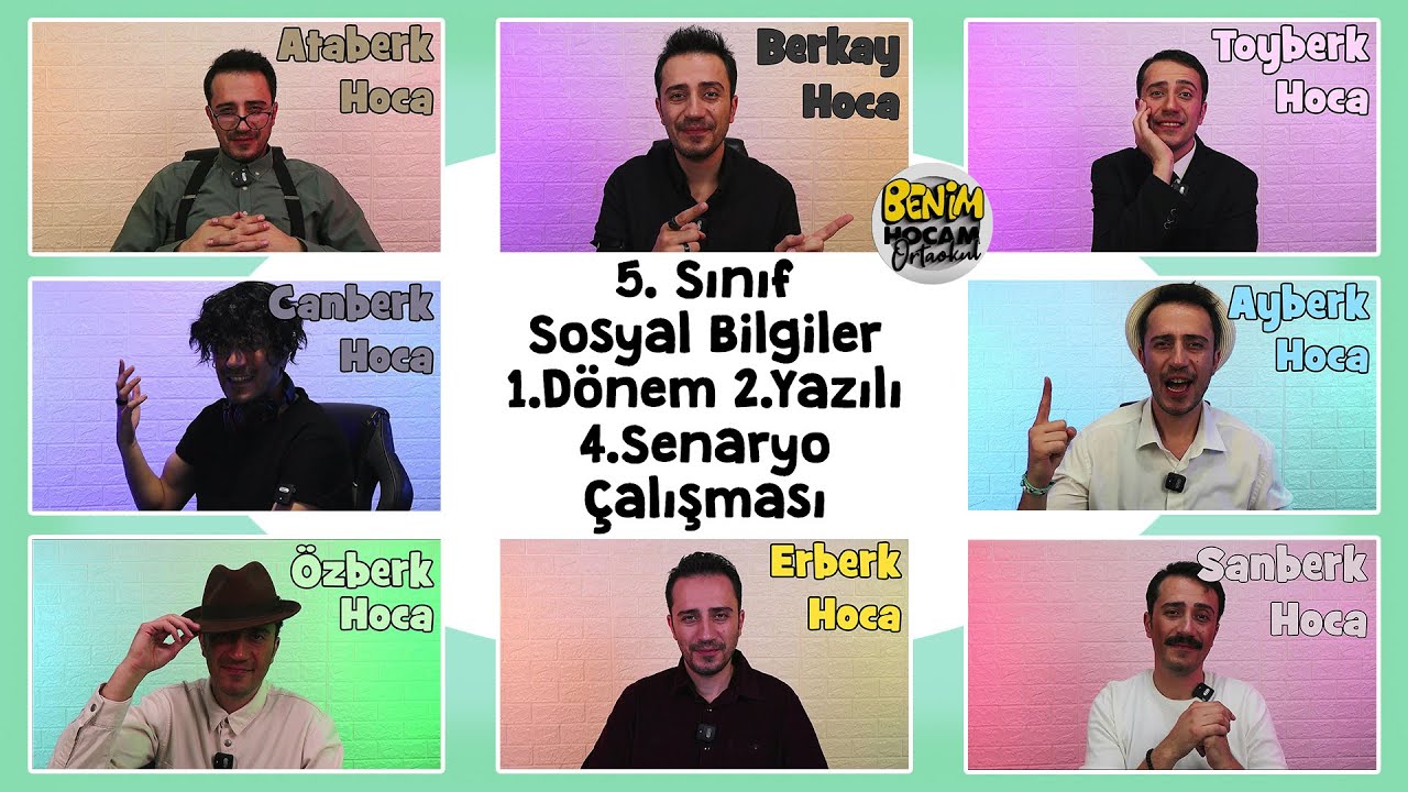 Sosyal Bilgiler 5. Sınıf 1. Dönem 2. Yazılı 4. Senaryo Çalışması - YouTube