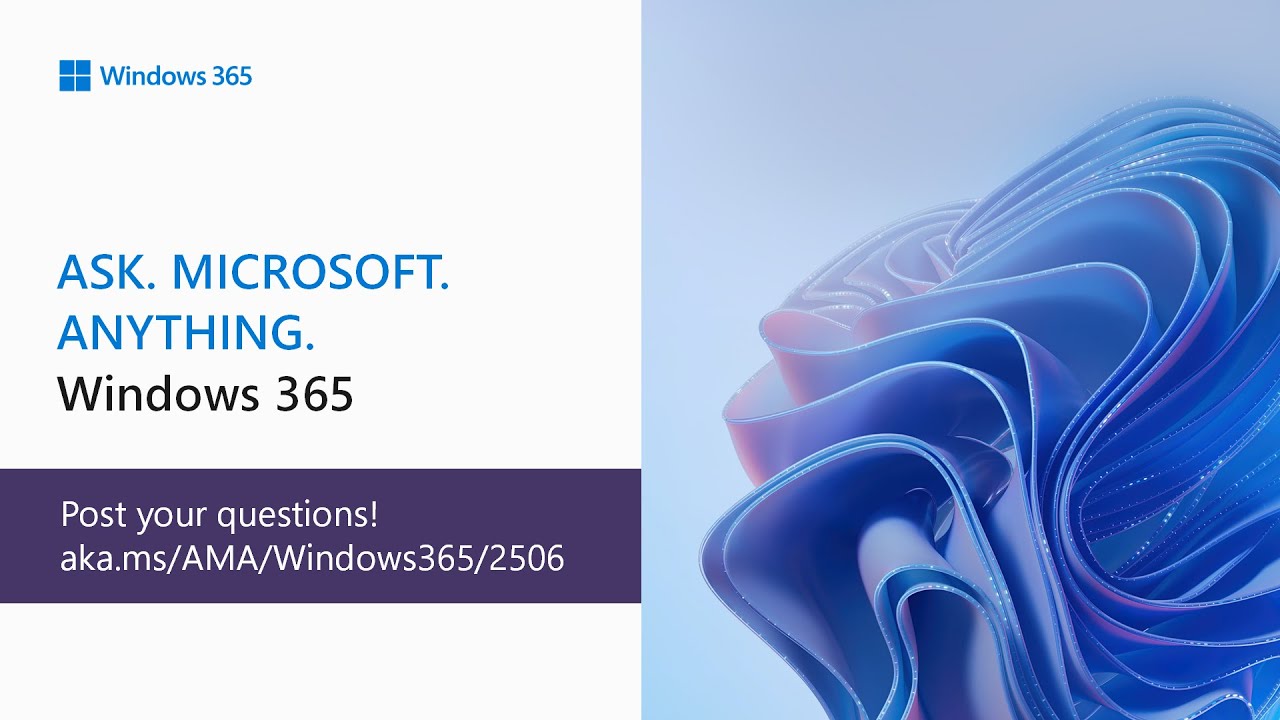 AMA: Windows 365 - June 2025 - YouTube