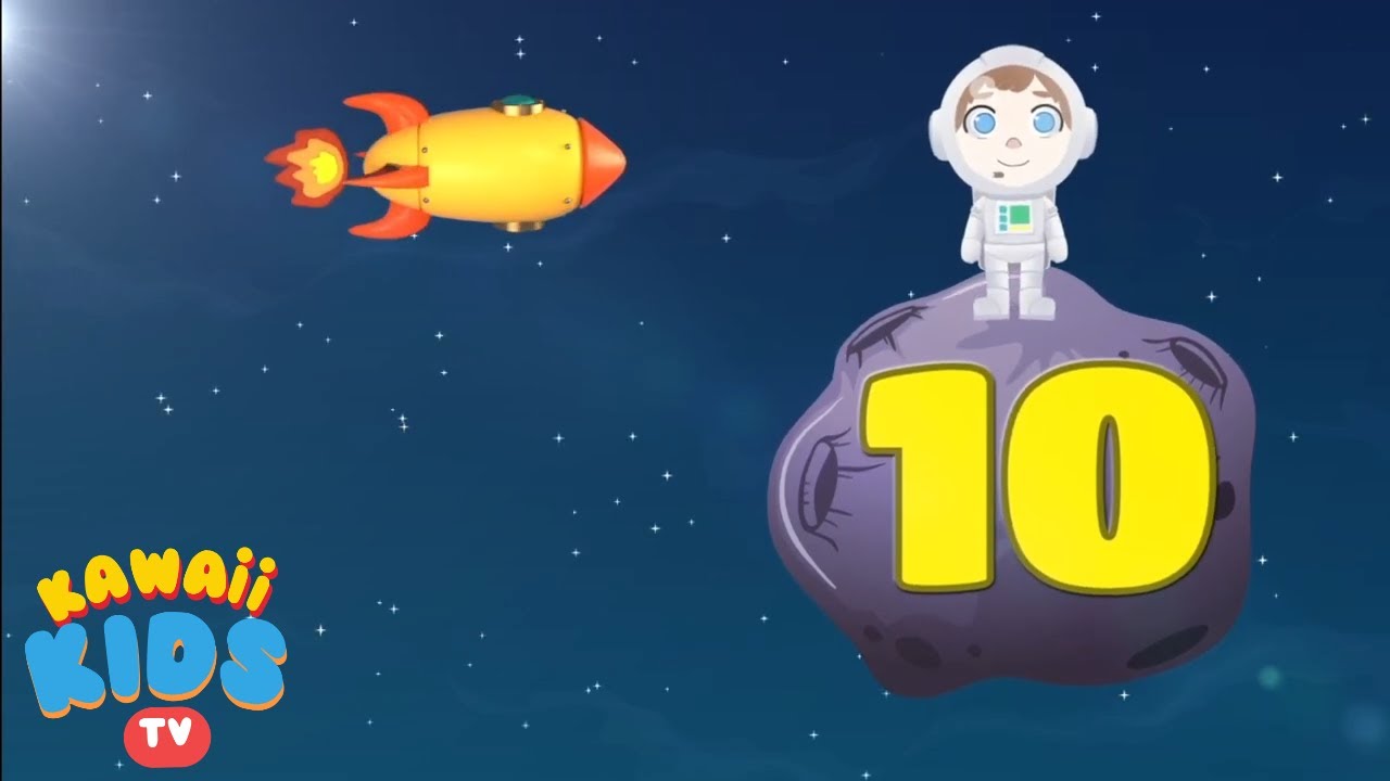 Counting Numbers 1-10 | Fun Counting | Space Theme | Toddlers and ...