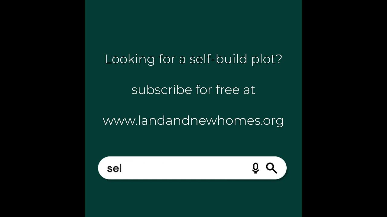 Self build plot, Sussex - YouTube