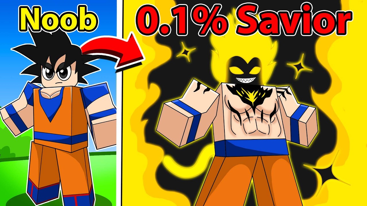 Noob To 0.1% Mythical Savior Soul in Dragon Ball Roblox - YouTube