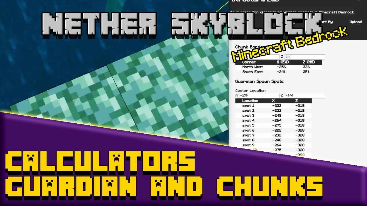 Guardian Spawn Spot finder and Chunk borders - YouTube