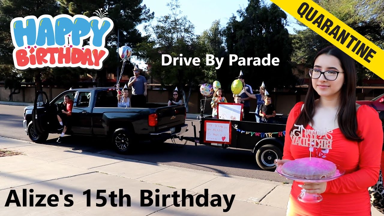 DRIVE THROUGH BIRTHDAY PARTY DURING QUARANTINE | CAMPING IN OUR ...