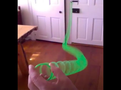 11: Finding the Velocity of a Slinky Wave Lab - YouTube