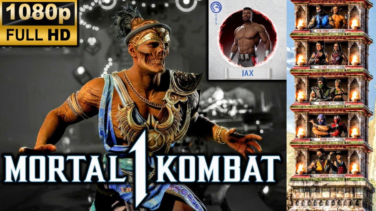 MK1 *KATARA VALA HAVIK* KLASSIC TOWER GAMEPLAY!! (JAX AS KAMEO) 1080p ...