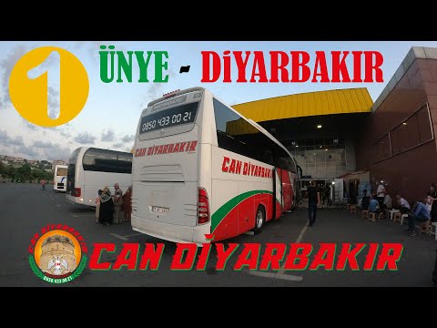 #43 Ünye Otogar / Ali Baba Tesisi / Can Diyarbakır Turizm / Ünye - Diyarbakır Yolculuğu 1.Bölüm