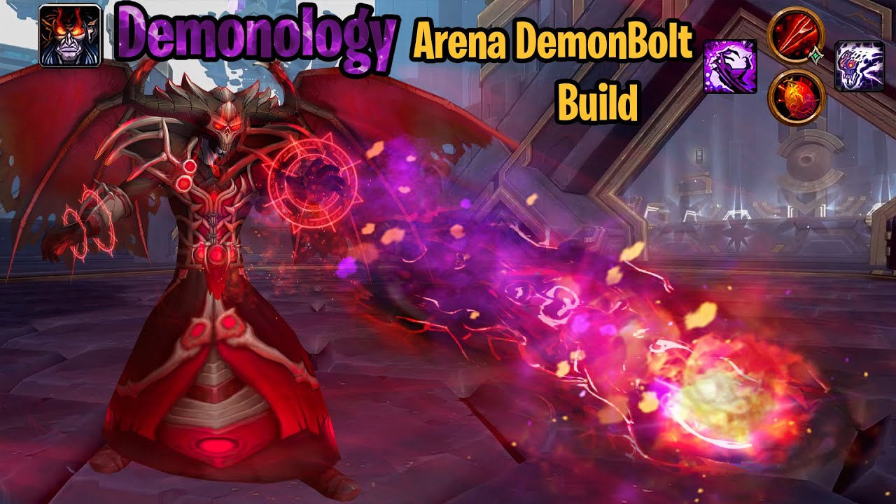 Demonology - DemonBolt Build - Arena 3v3 - 2k mmr - [WoW 9.2.5 PvP] - YouTube