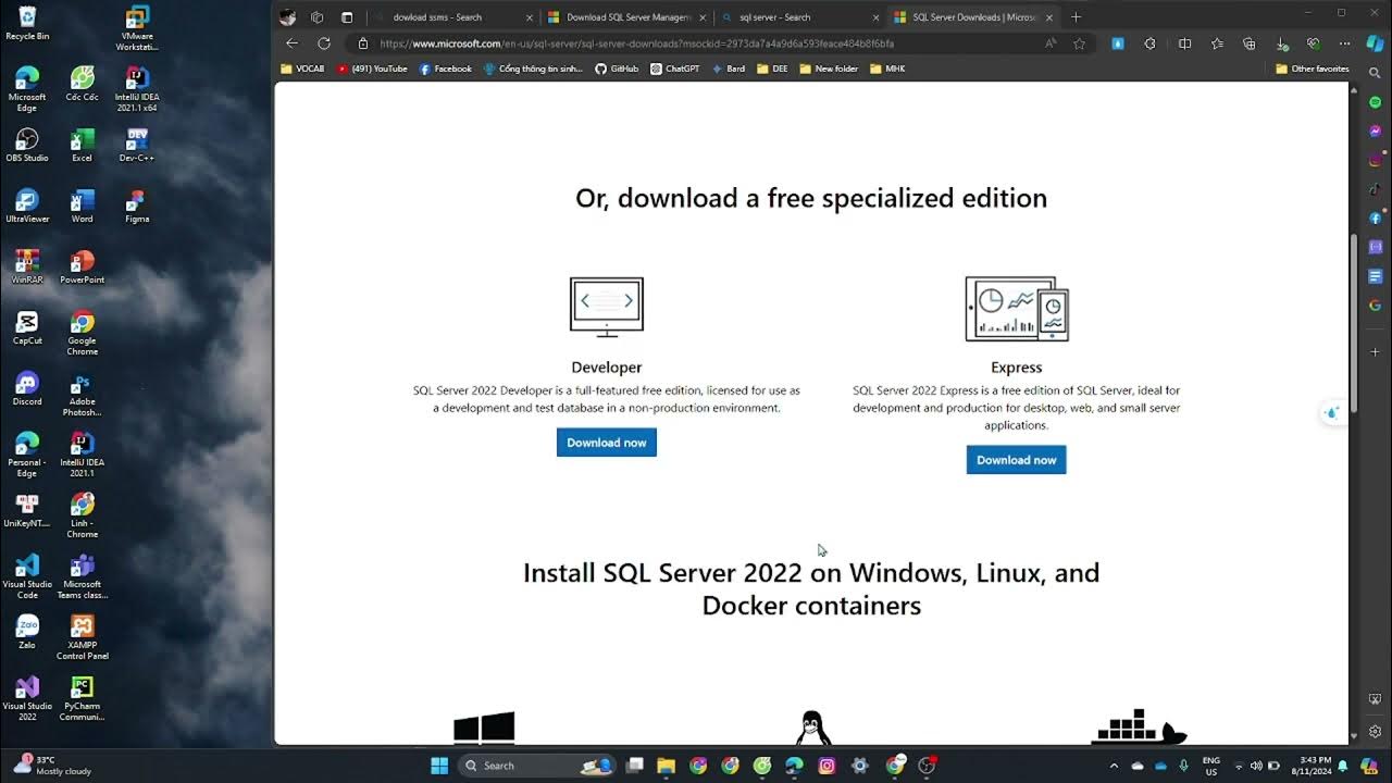 Hướng dẫn Cài Đặt SQL Server Management Studio Mới Nhất 2024 (SSMS ...