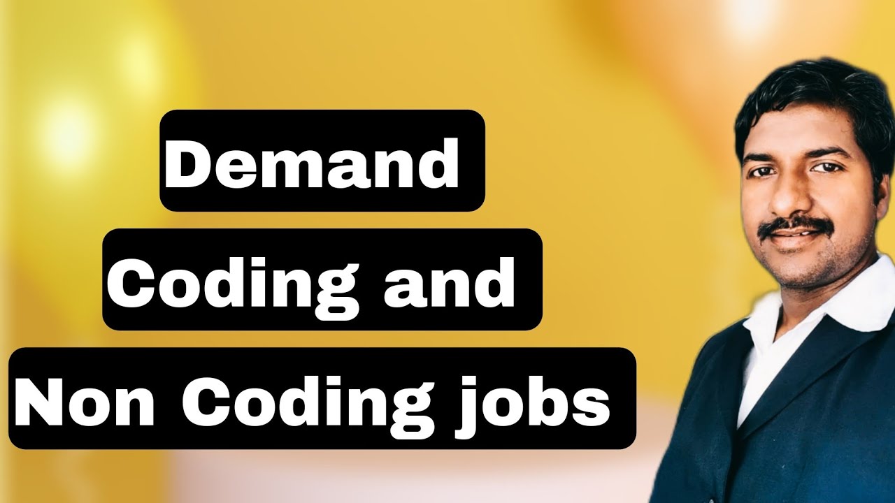 Demand Coding And Non Coding It Jobs Byluckysir Youtube