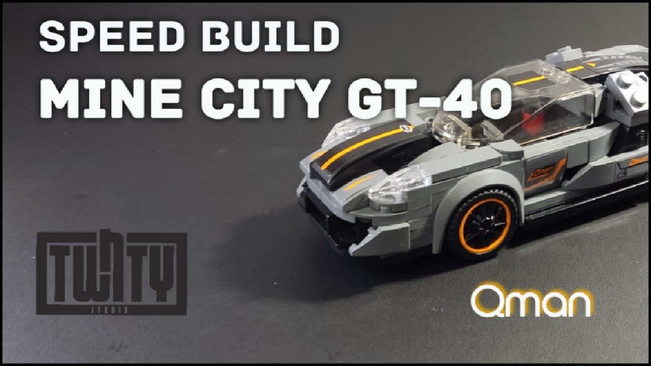 MINE CITY GT-40 BUILD ║ Qman BRICKS - YouTube
