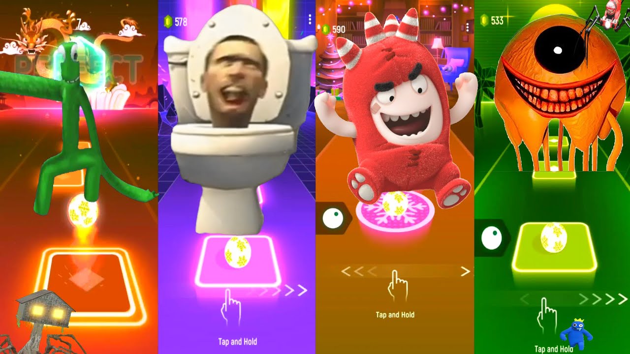 Rainbow friends Skibidi toilet vs Oddbods Fuse vs BanBan stinger flynn ...