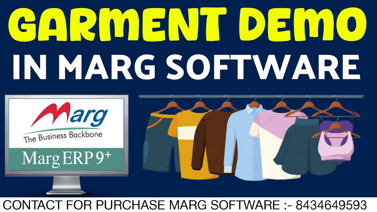 Garment Demo In Marg software - YouTube