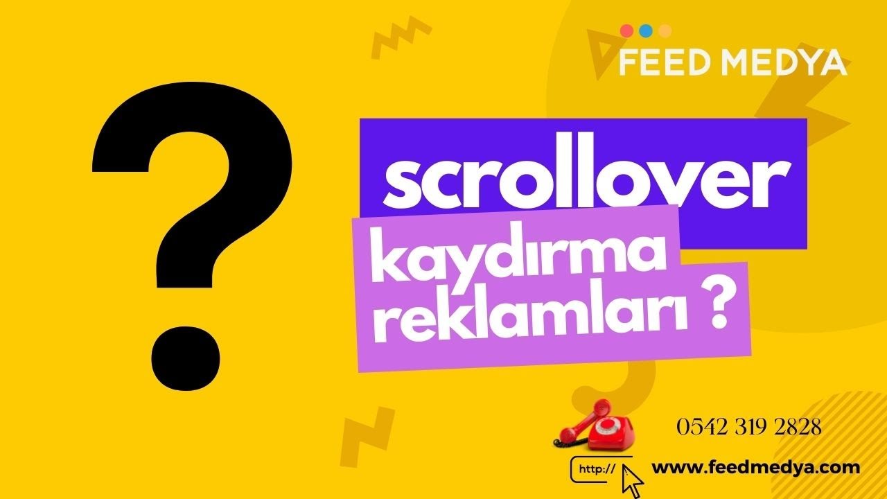 FEED MEDYA; Scrollover reklam kaydırma reklamı. - YouTube