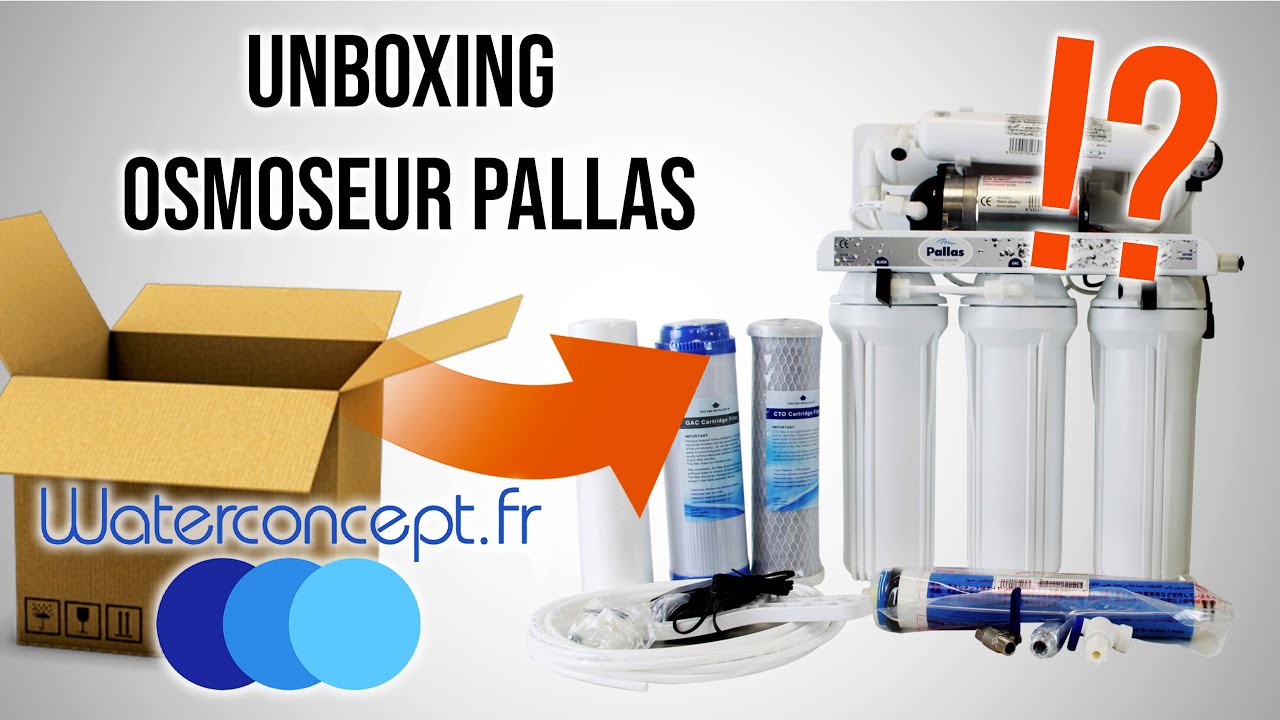 Unboxing Osmoseur PALLAS Pompe Booster - YouTube