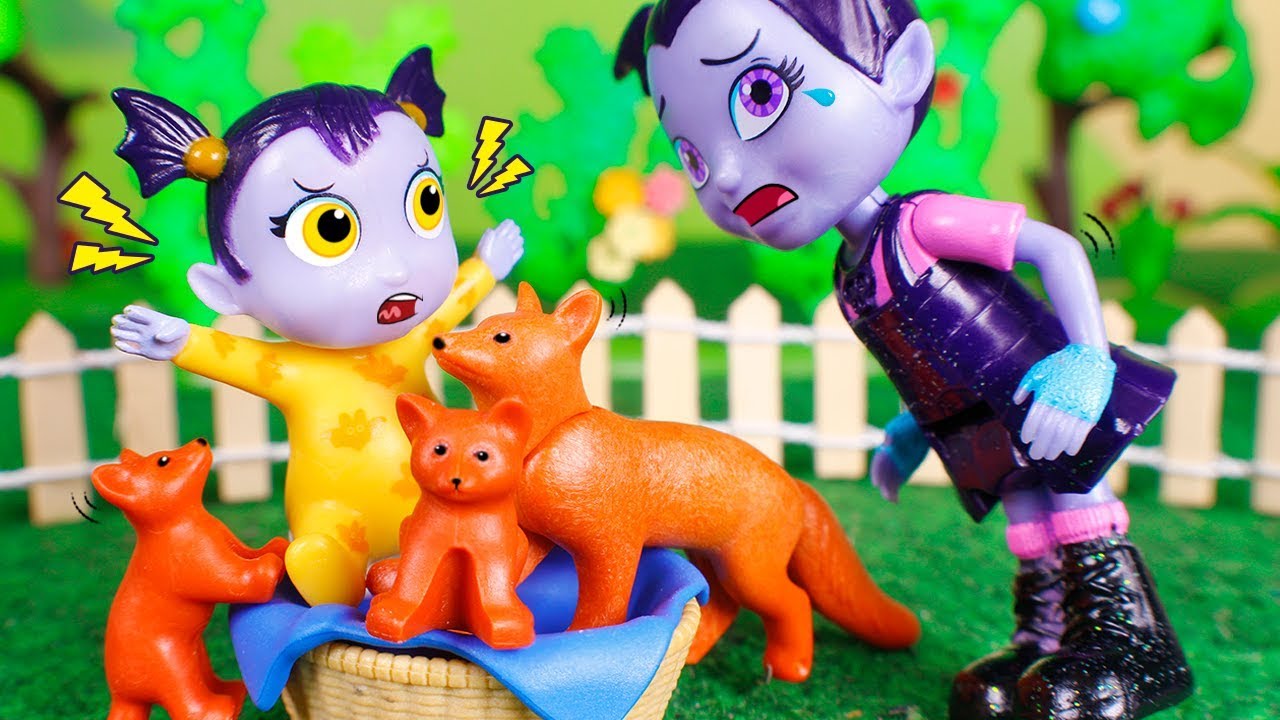 Vampirina Toy 👻 Nosy gets angry with Vampirina! 😠🦊😱 - YouTube