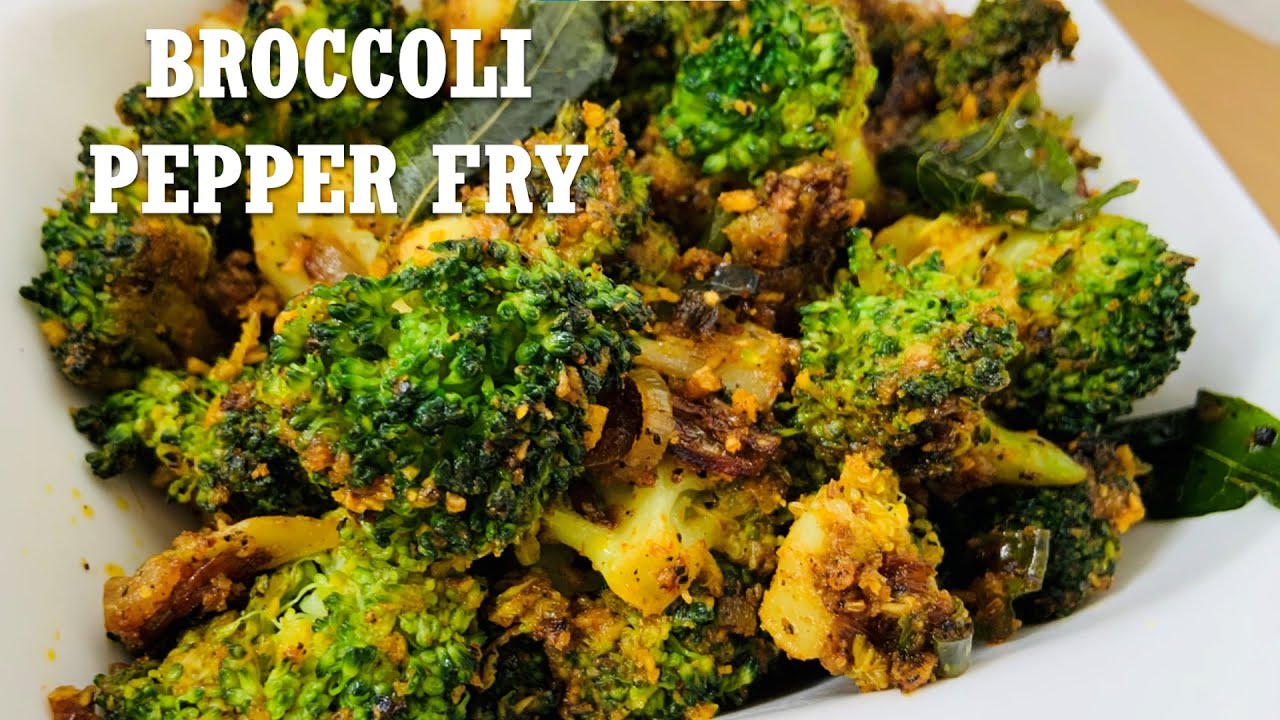 Broccoli Fry | Broccoli Pepper Fry | How to Make Broccoli Fry | Healthy ...