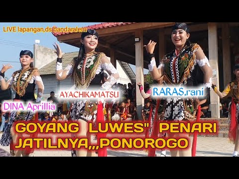 goyang luwes penari jatilnya ponorogo / LIVE di LAPANGAN BANDARALEM ...