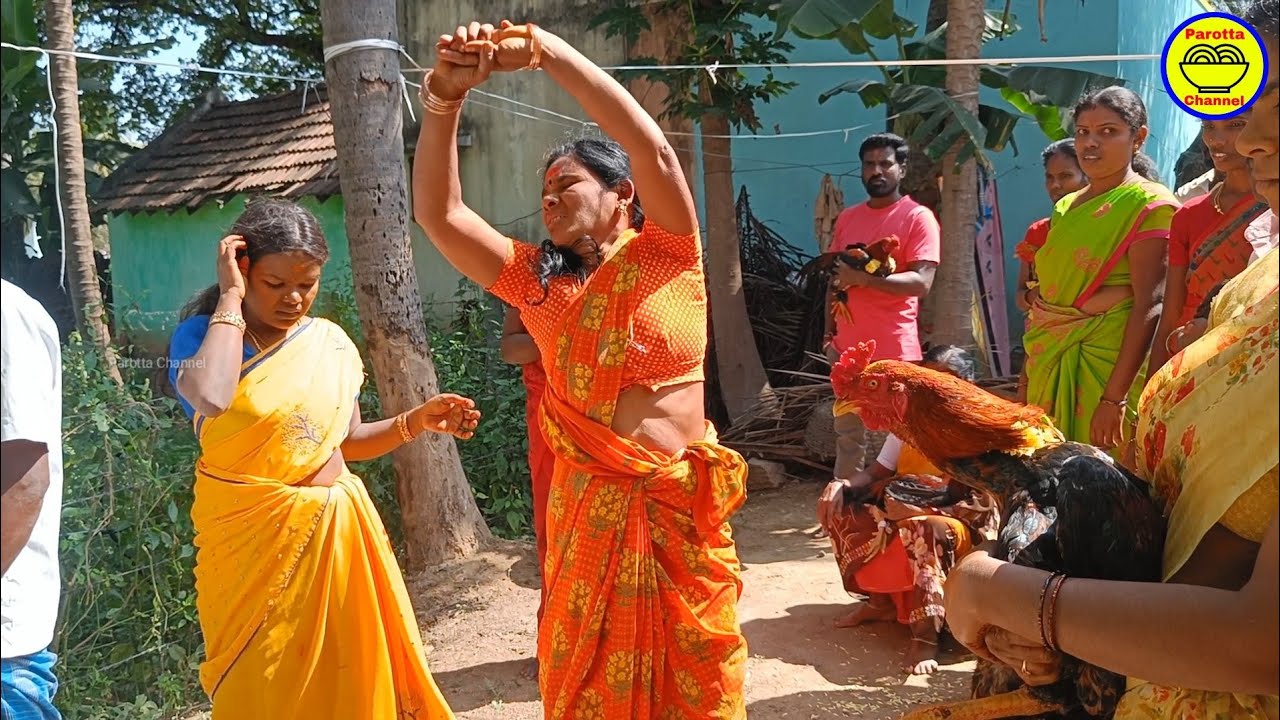 நாகம்மன் அழைப்பில் பெண் அருள் வந்து சாமி ஆட்டம் | Sami Attam | Parotta ...