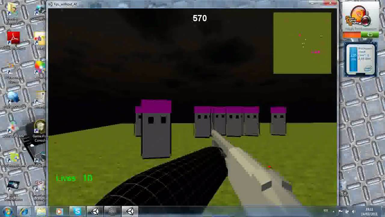 Cube Men FPS Game v1.0 3D - Unity3D Blender3D - YouTube