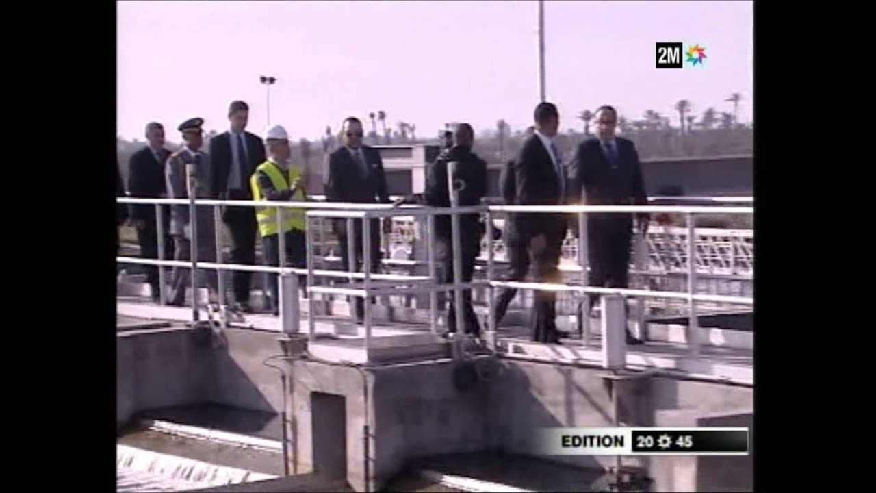 S M Mohamed VI inaugure la STEP de Marrakech 29 Décembre 2011 - YouTube