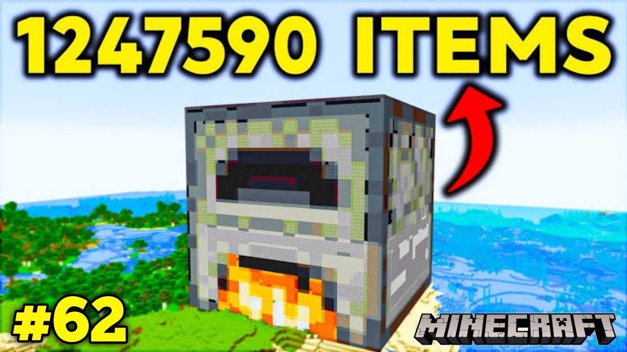I Build A Mega furnace । Minecraft Survival gameplay #62 । - YouTube