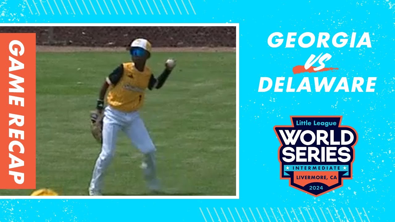 Game Highlights: Delaware vs. Georgia | Intermediate 50/70 Baseball ...