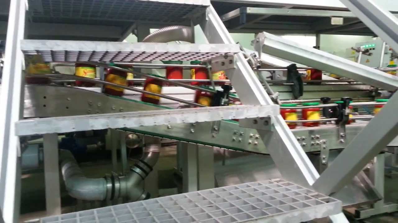 Stainless steel Modular conveyor - YouTube