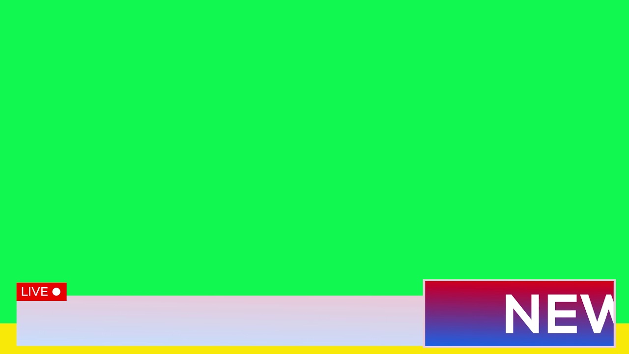 Live News Overlay Green Screen Loop | Free Stock Footage - YouTube