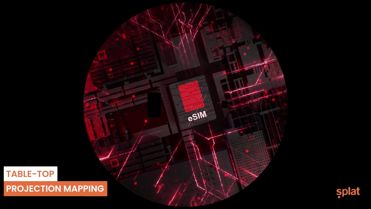 31st Comex Technology Show- Vodafone Exhibition Booth | Projection Mapping | Splat Studio - YouTube