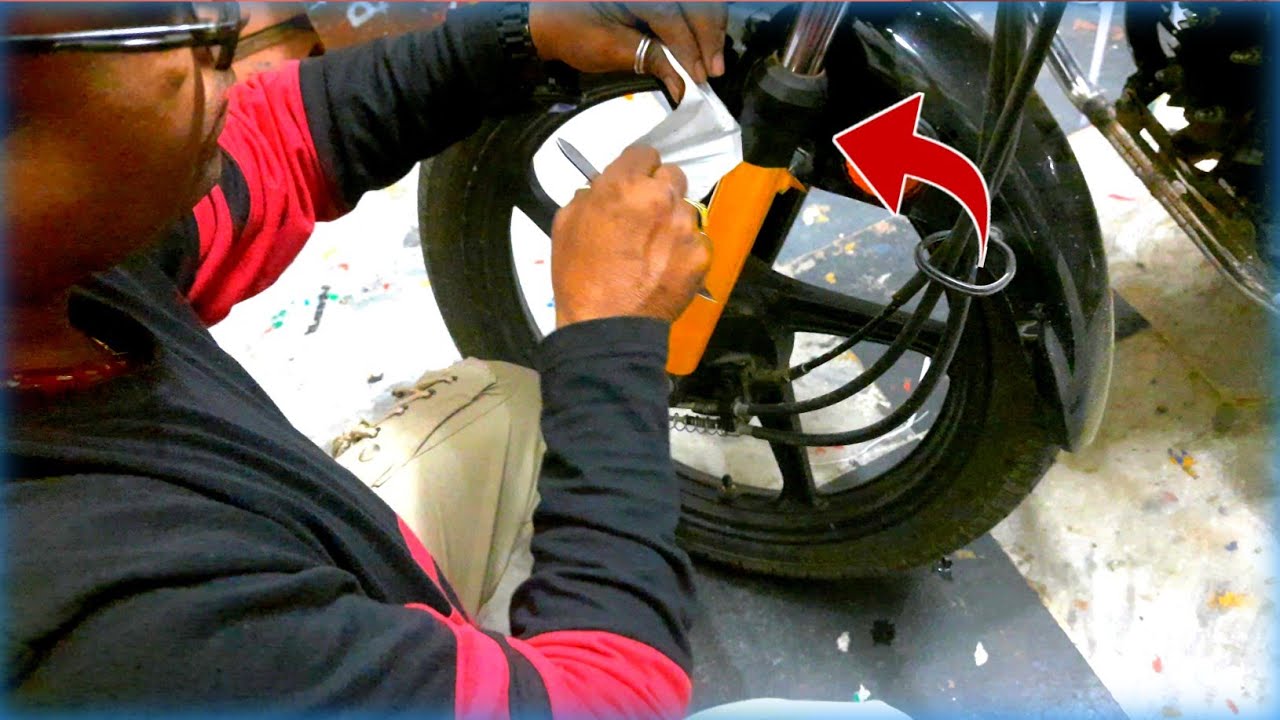 Hero Splendor Plus Bike Modification 😱/ Nilesh Ke Bike Ka Shock up ...