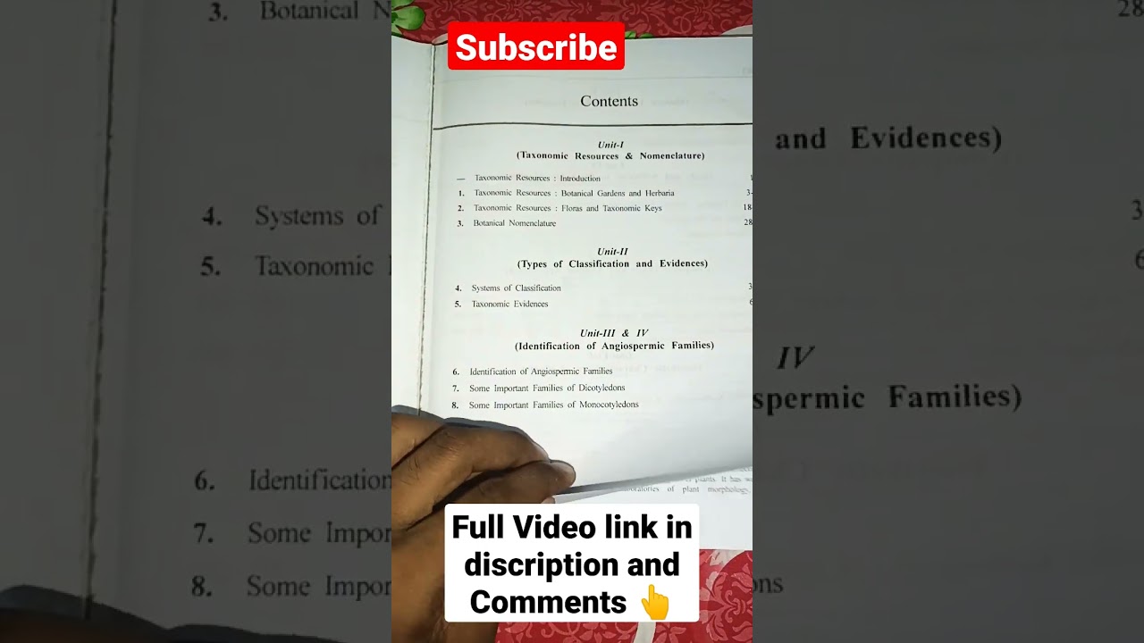 Bsc Botany all Chapter name New Syllabus semester 3rd 2022 #botany # ...