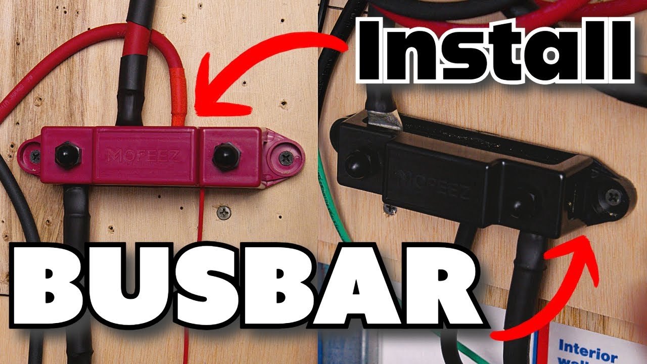 How To Install BusBar Solar Panel System Easy Simple - YouTube
