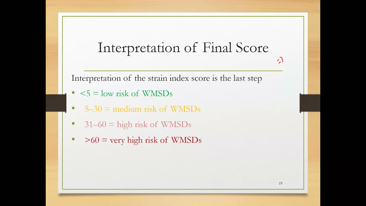 01_05_E Job Strain Index - YouTube