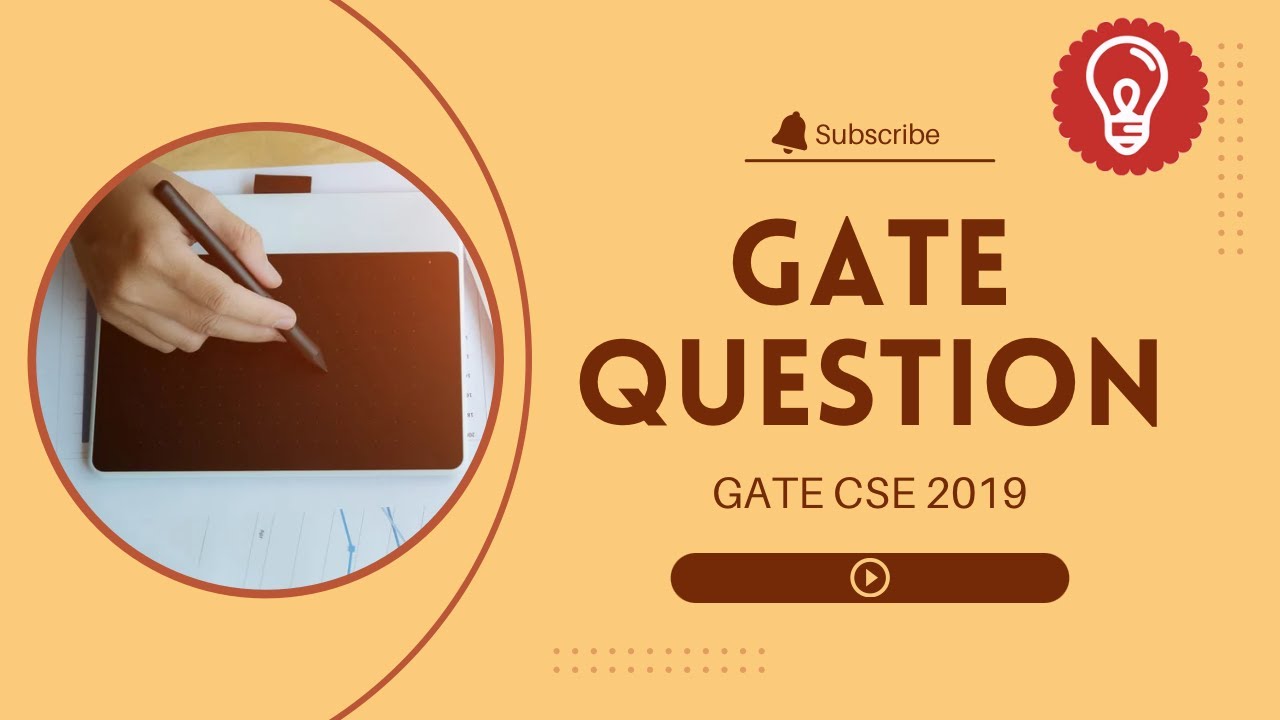 GATE CSE - 2019 | Aptitude Question | Simple word problem | Aptitude ...