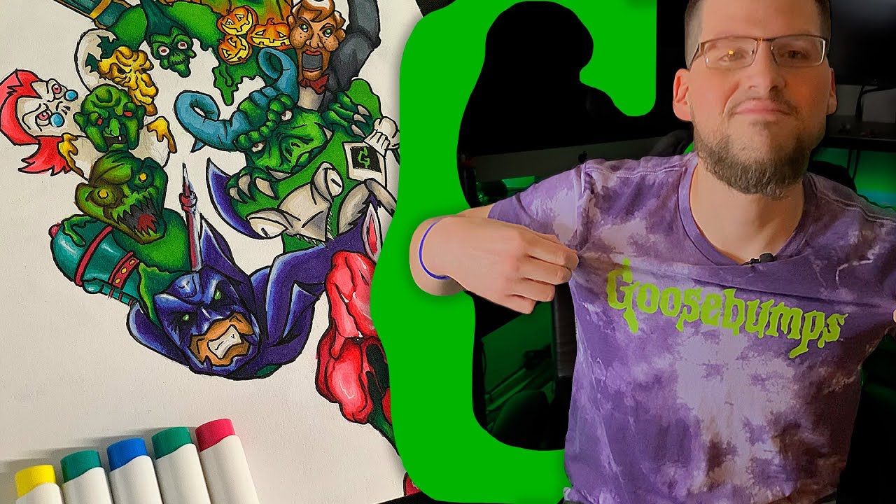Making GOOSEBUMPS Doodle Art! Happy Halloween! - YouTube