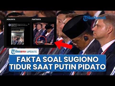 Banjir Kritik! Video Menlu Sugino Disebut Tertidur saat Putin Pidato di Forum EEF, Begini Faktanya