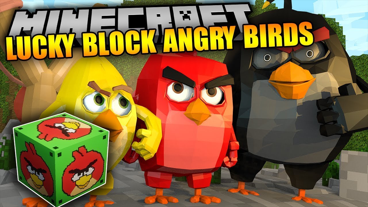 THỬ ĐẬP LUCKY BLOCK "ANGRY BIRDS" !! Chúa Tể Heo Xanh !! | Lucky Block ...