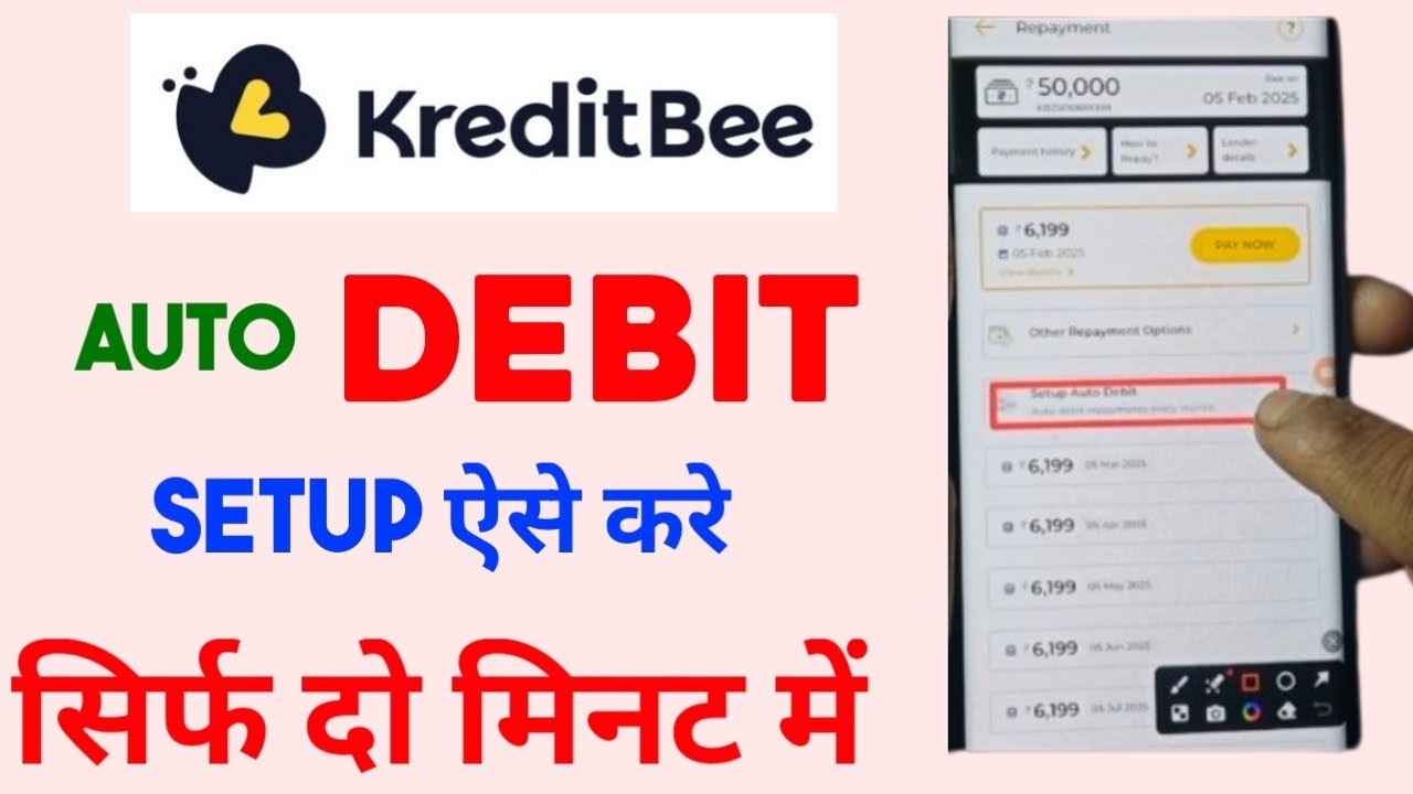 🔴How to auto debit setup kreditbee online | सिर्फ दो मिनट में अकाउंट ...