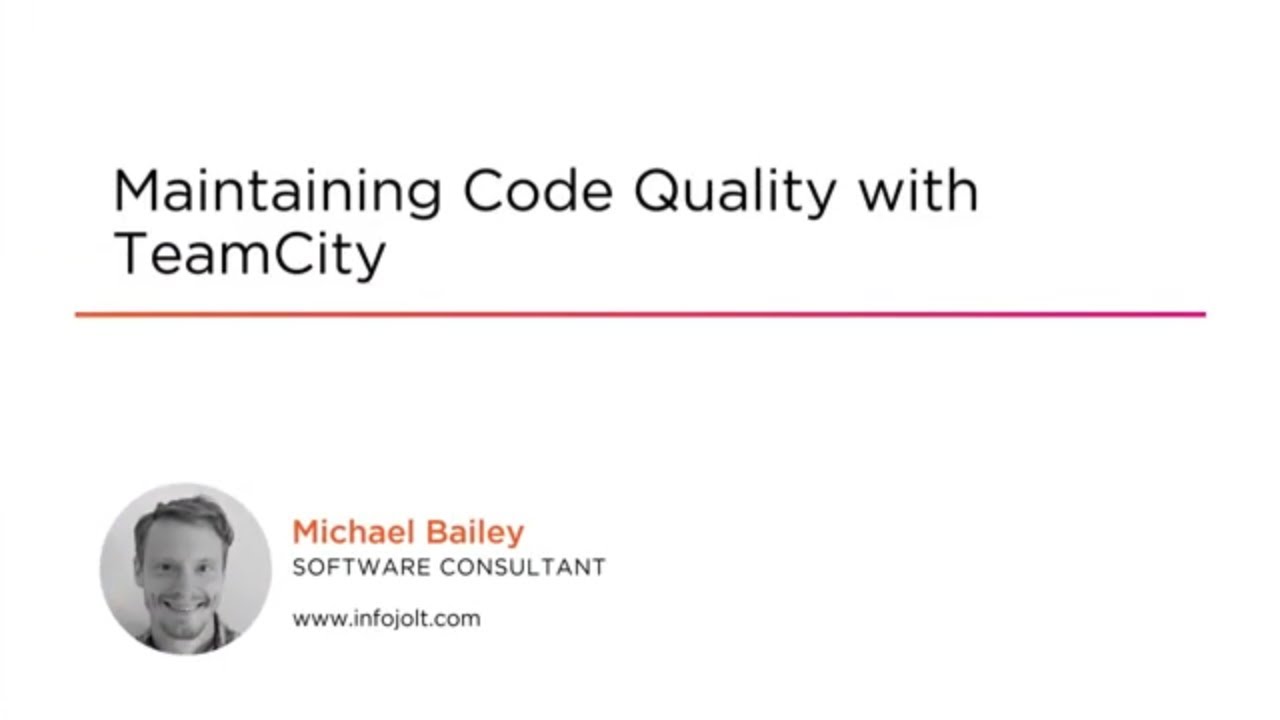 TeamCity Skills: Maintaining Code Quality with TeamCity Course Preview - YouTube