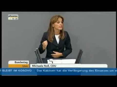 Bundestag Debatte zur Internetzensur - 6 - Michaela Noll CDU - YouTube