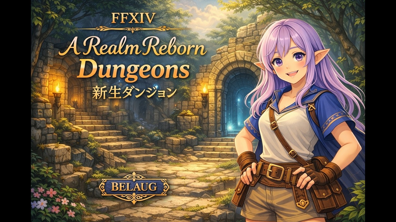 【FFXIV｜Dungeon Exploration｜ARR Patch 2.0】Copperbell Mines｜封鎖坑道 カッパーベル銅山 ...