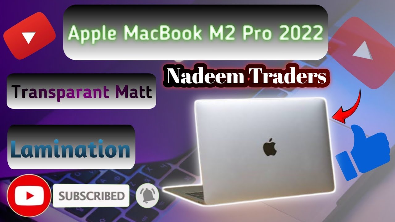 APPLE MACBOOK M2 PRO 2022 Top Transparant Matt Sheet | Laptop ...