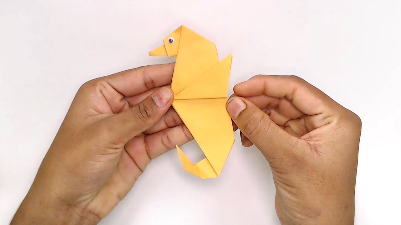 Seahorse Paper Craft | DIY crafts | How to make minute crafts | easy ...