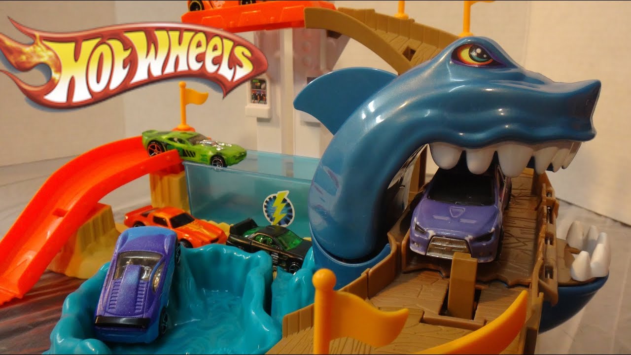 Hot Wheels Color Shifters Sharkport Showdown - Cars Color Changers Toys ...