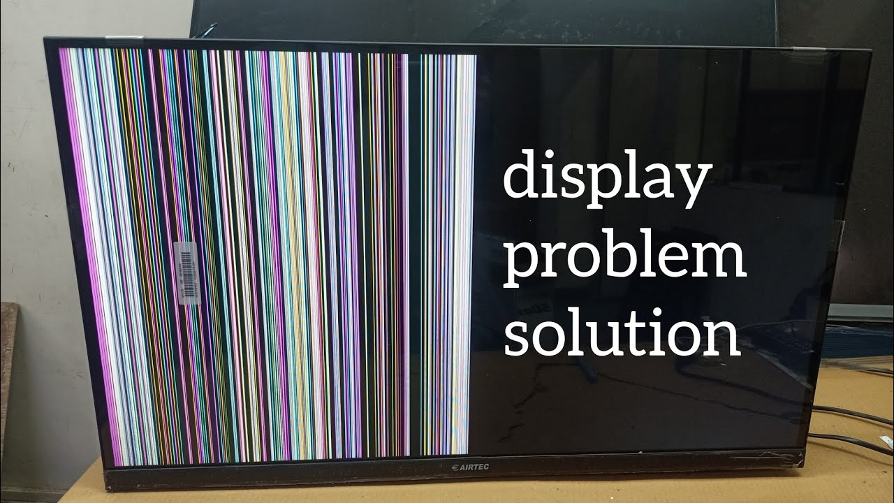 How To Repair Vertical Bar Moving Problem And Vertical Fix Line In 32 ...