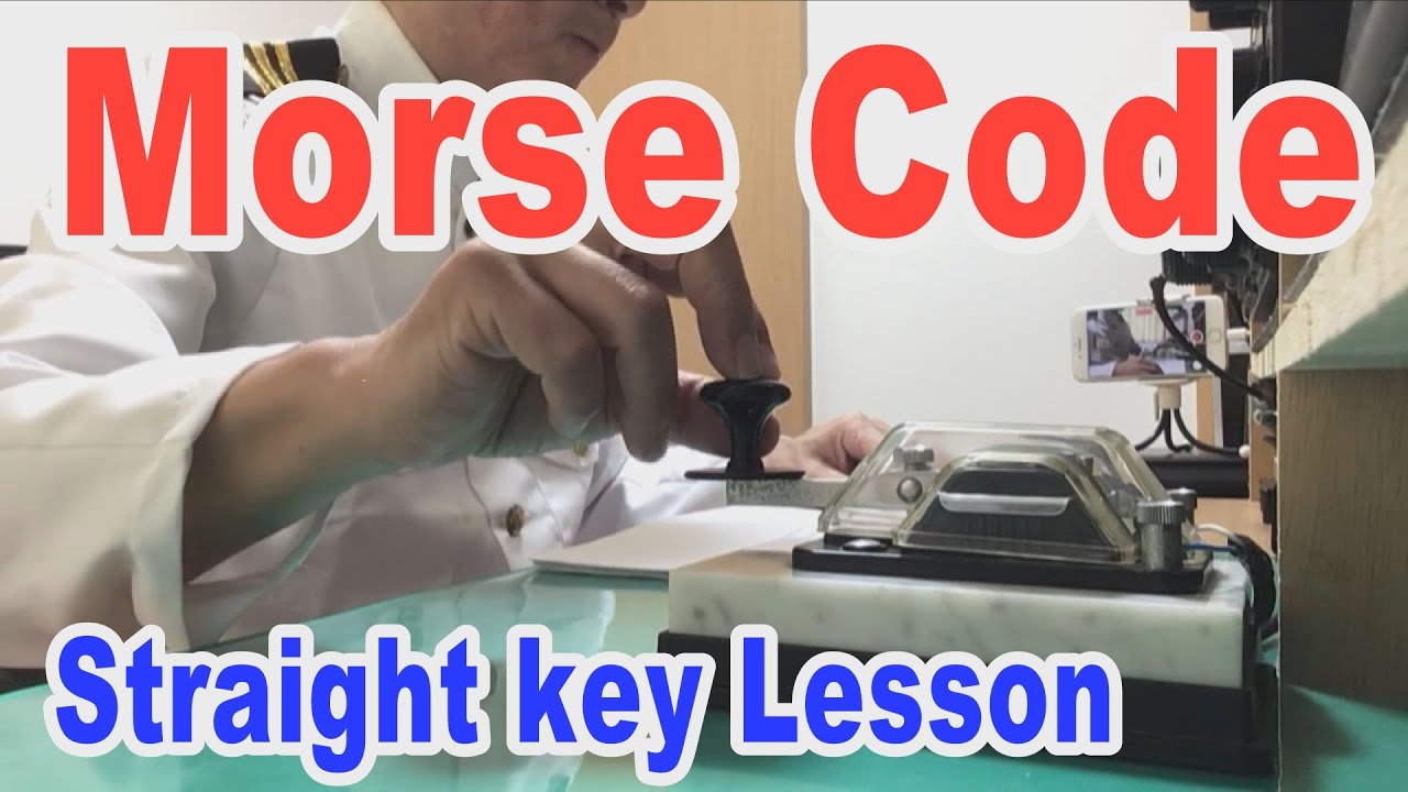 "Mastering Morse Code by Hand on a Vertical Paddle Key" Rare Morse code practice ! Useful videos ...